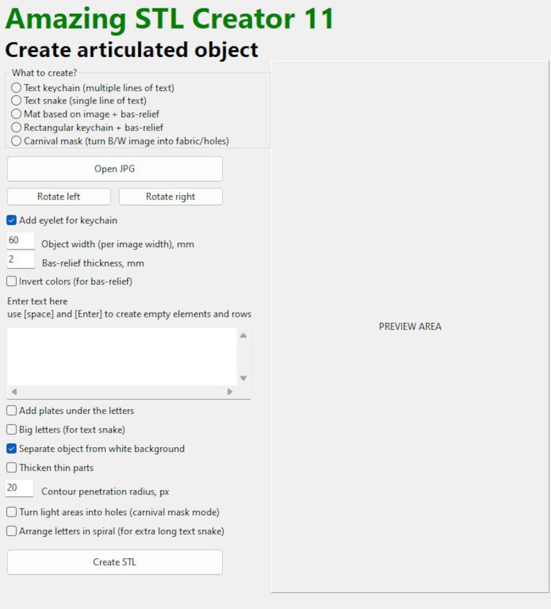 App to Create Ready-to-print Articulated STL'S (3D Print) - Etsy