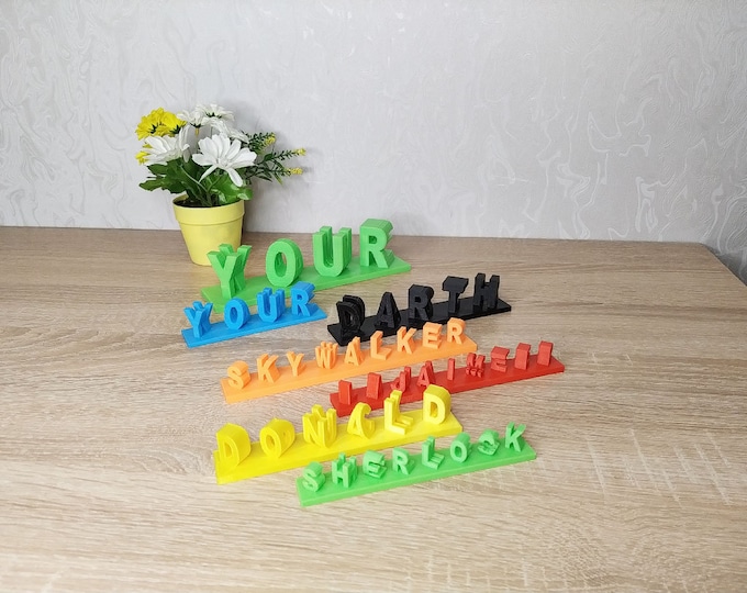 App to Create Ready-to-print Text Illusion STL'S (3D Print) - Etsy