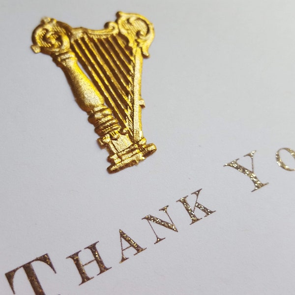 Harp Thank You Cards - Etsy