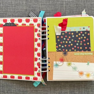 Back to School Scrapbook With Name & Grade Cute and Colorful DIY Memory ...