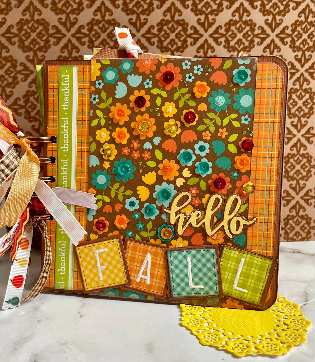 Premade Scrapbook Album for Fall Leaves, Pumpkin Picking or Hay Rides ...