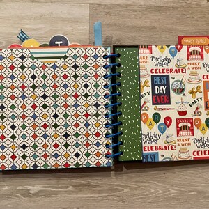 Birthday Scrapbook Album With Primary Colors - Etsy
