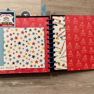 Birthday Scrapbook Album With Primary Colors - Etsy