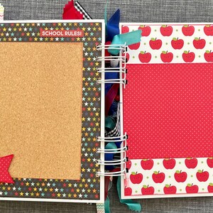 Back to School Scrapbook With Name & Grade Cute and Colorful DIY Memory ...