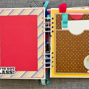Back to School Scrapbook With Name & Grade Cute and Colorful DIY Memory ...