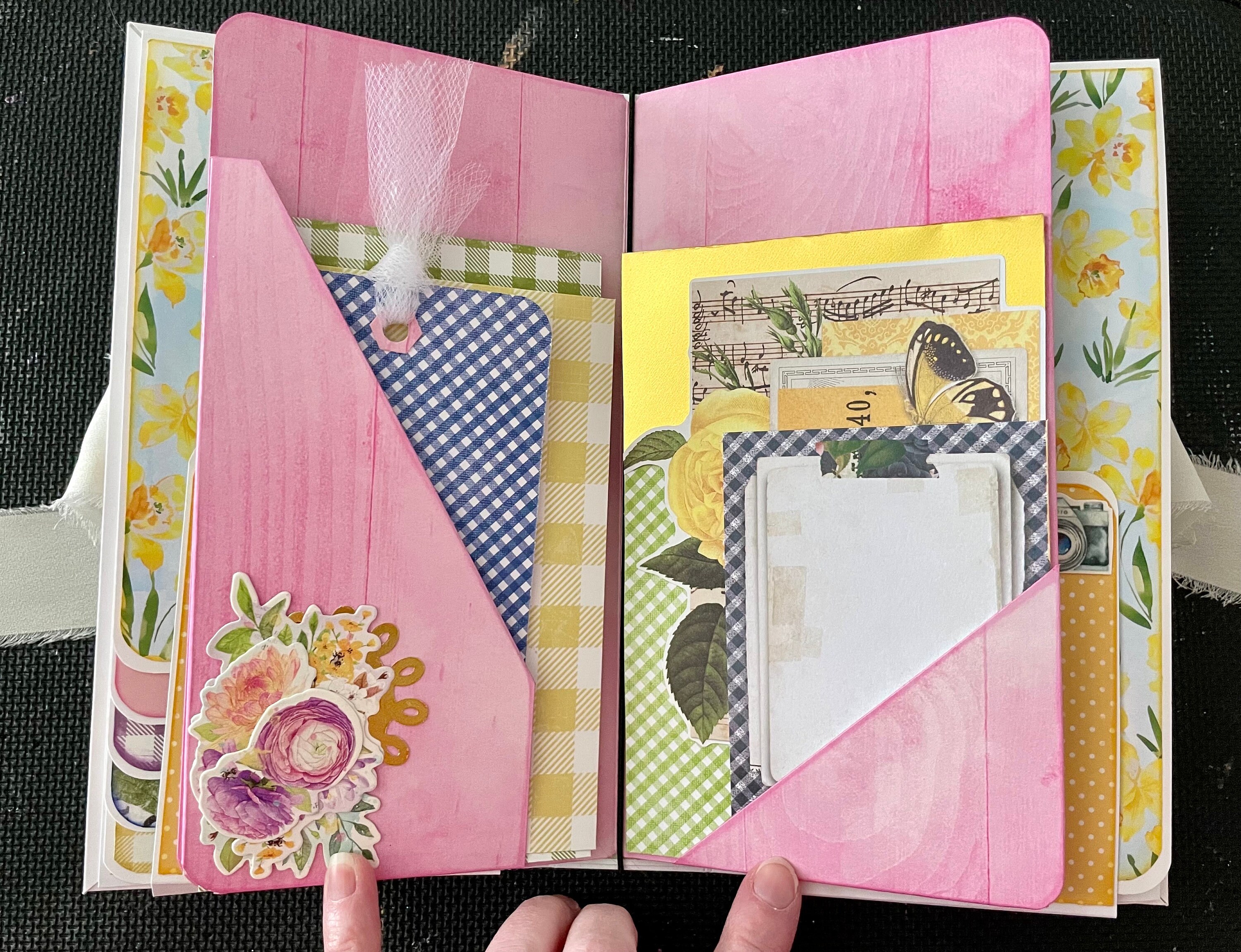 Premade Happy Memories Folio Scrapbook Junk Journal - Etsy