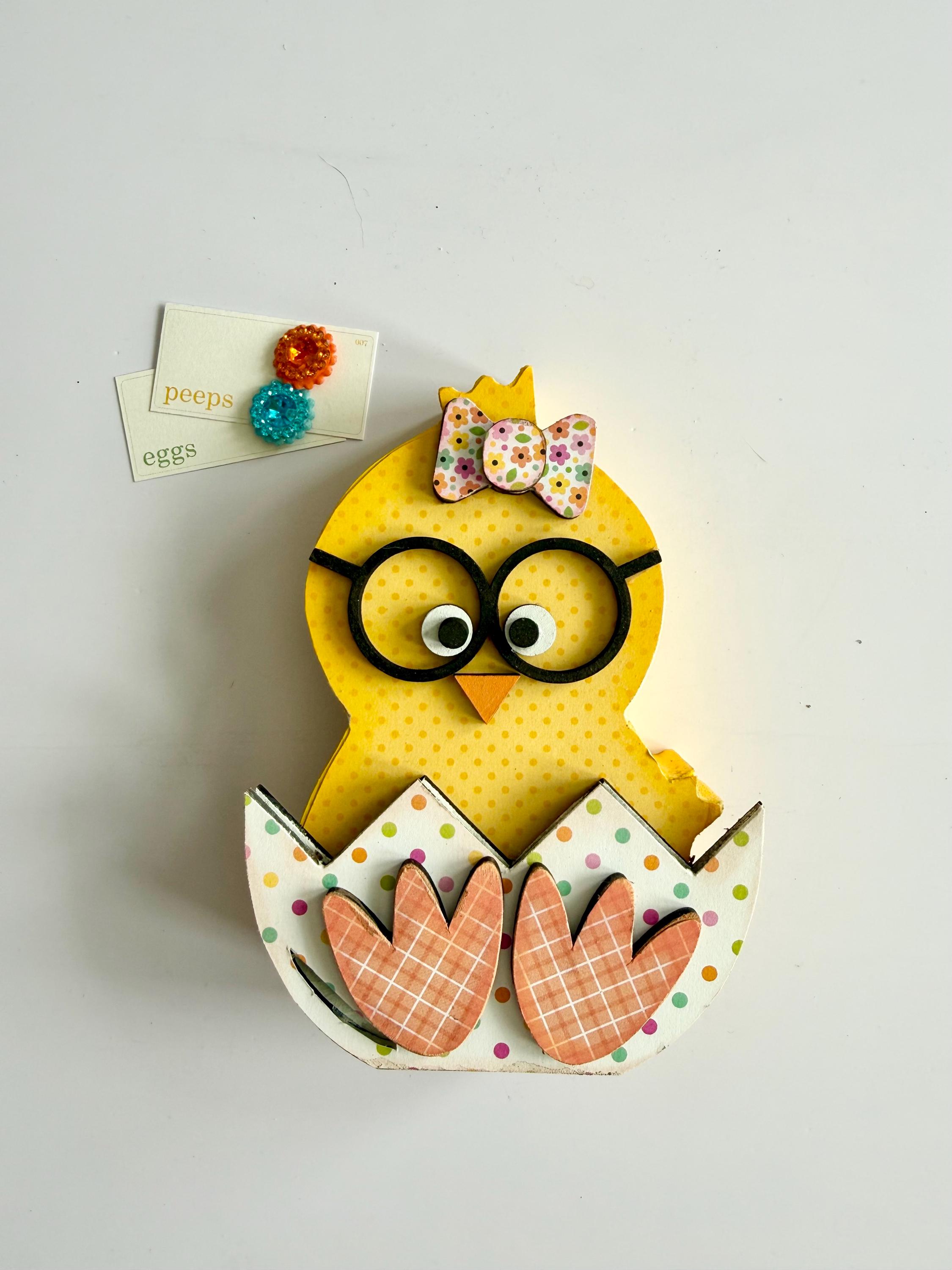 Easter Chick Spring Decor: Distressed Wood Shelf Sitter - Etsy