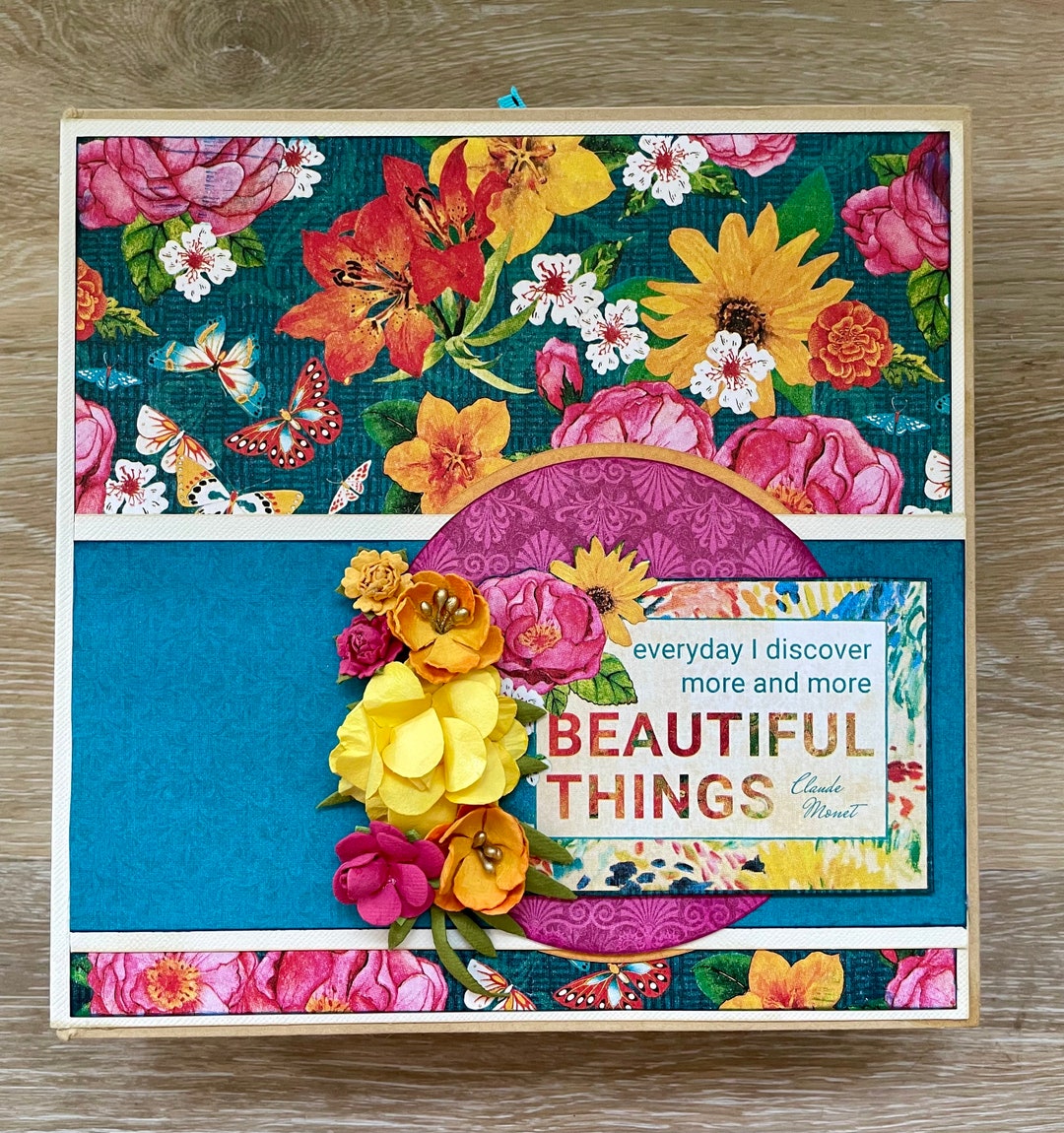 Beautiful Things Art Journey Premade Scrapbook Album for Art Student ...