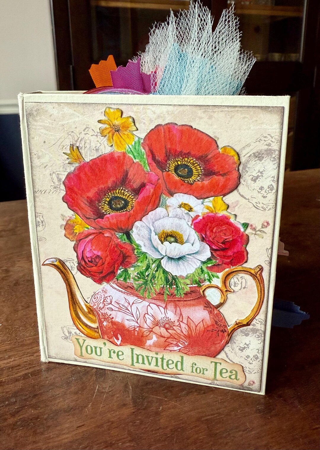 Handmade Scrapbook Tea Party for All Seasons for Snapshots and ...