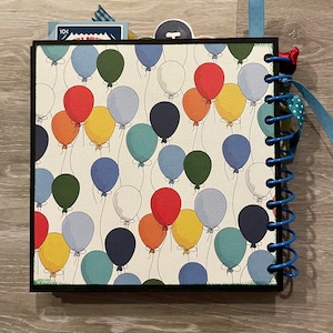 Birthday Scrapbook Album With Primary Colors - Etsy