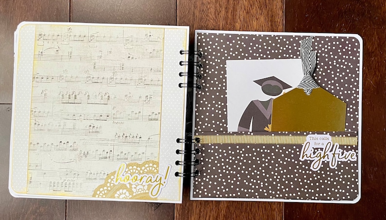 Graduate Scrapbook Album for Class of 2026 Graduation Gift Custom Made ...