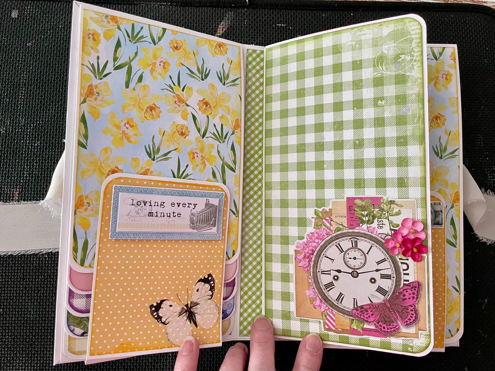 Premade Happy Memories Folio Scrapbook Junk Journal - Etsy
