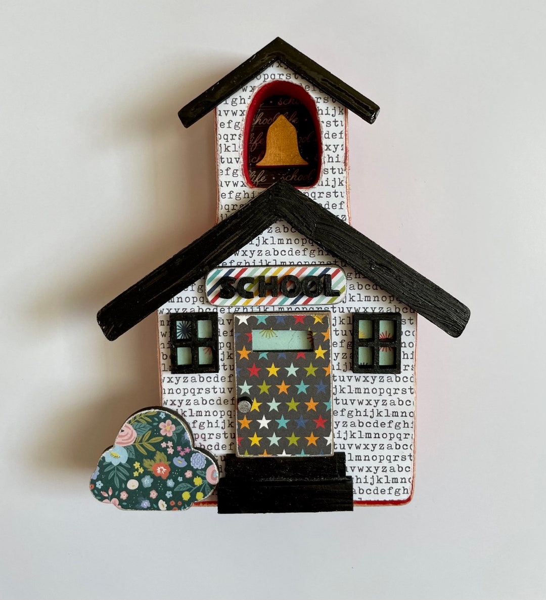 Schoolhouse Chunky Sitter Makes Great Back to School Shelf Decor or ...