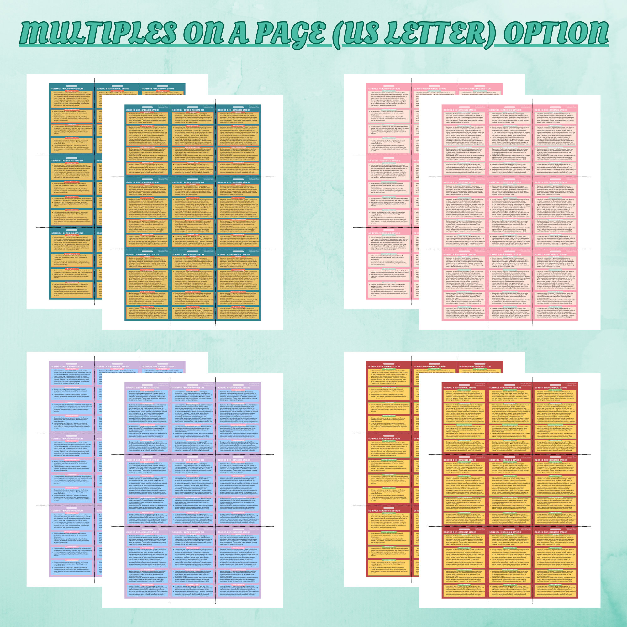 Pathophysiology Flashcards Bundle: Nursing Medical School Study Aid ...