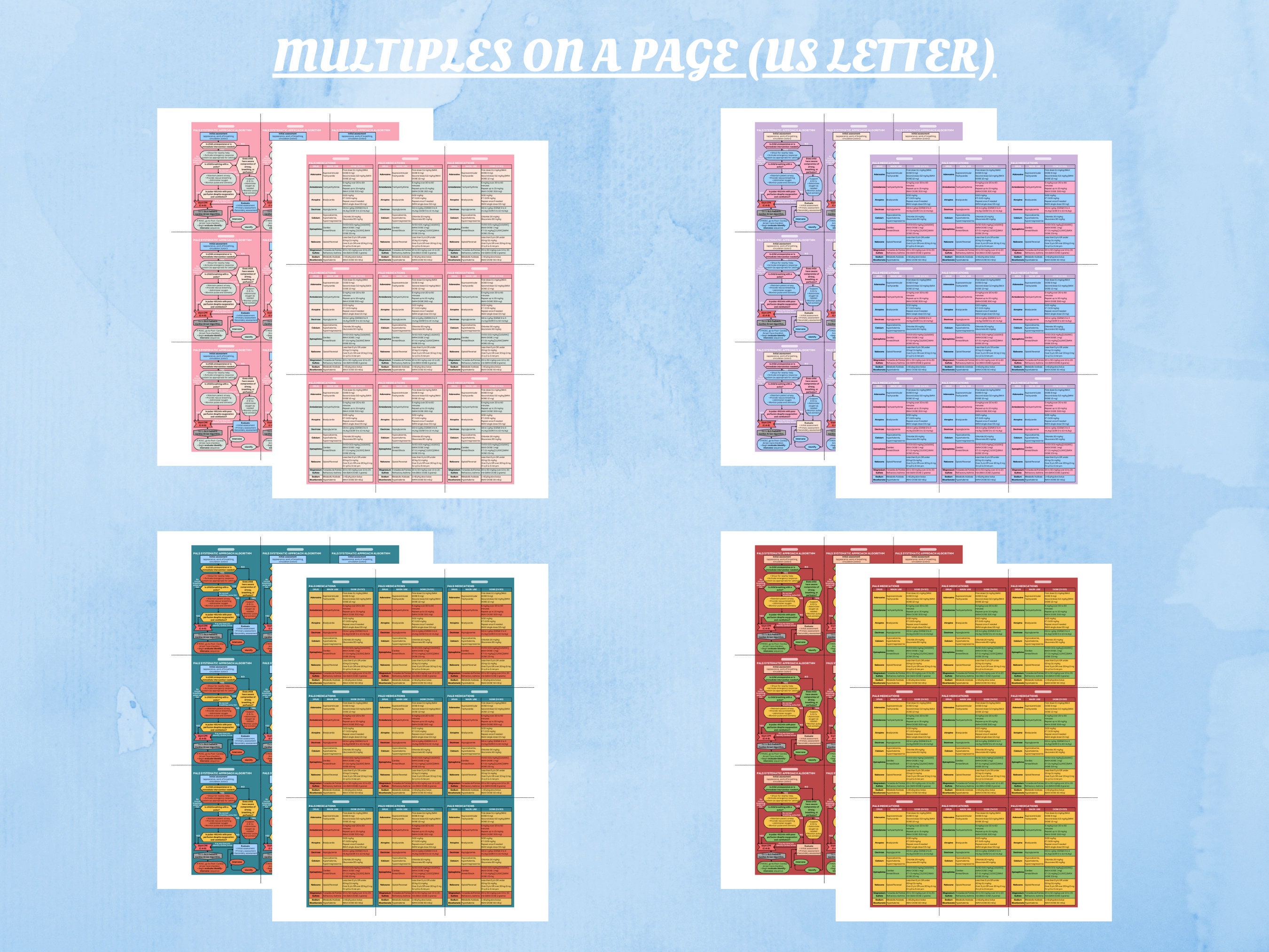 PALS Quick Reference Budge Buddy | PALS Medications & Approach ...