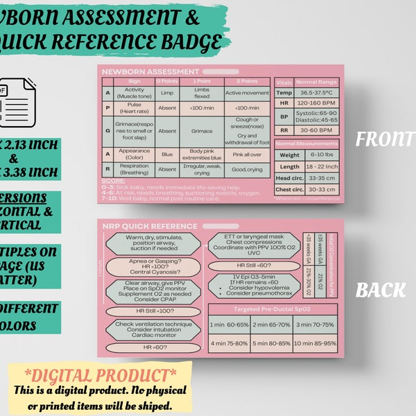Neonatal Resuscitation Badge Buddy - Etsy