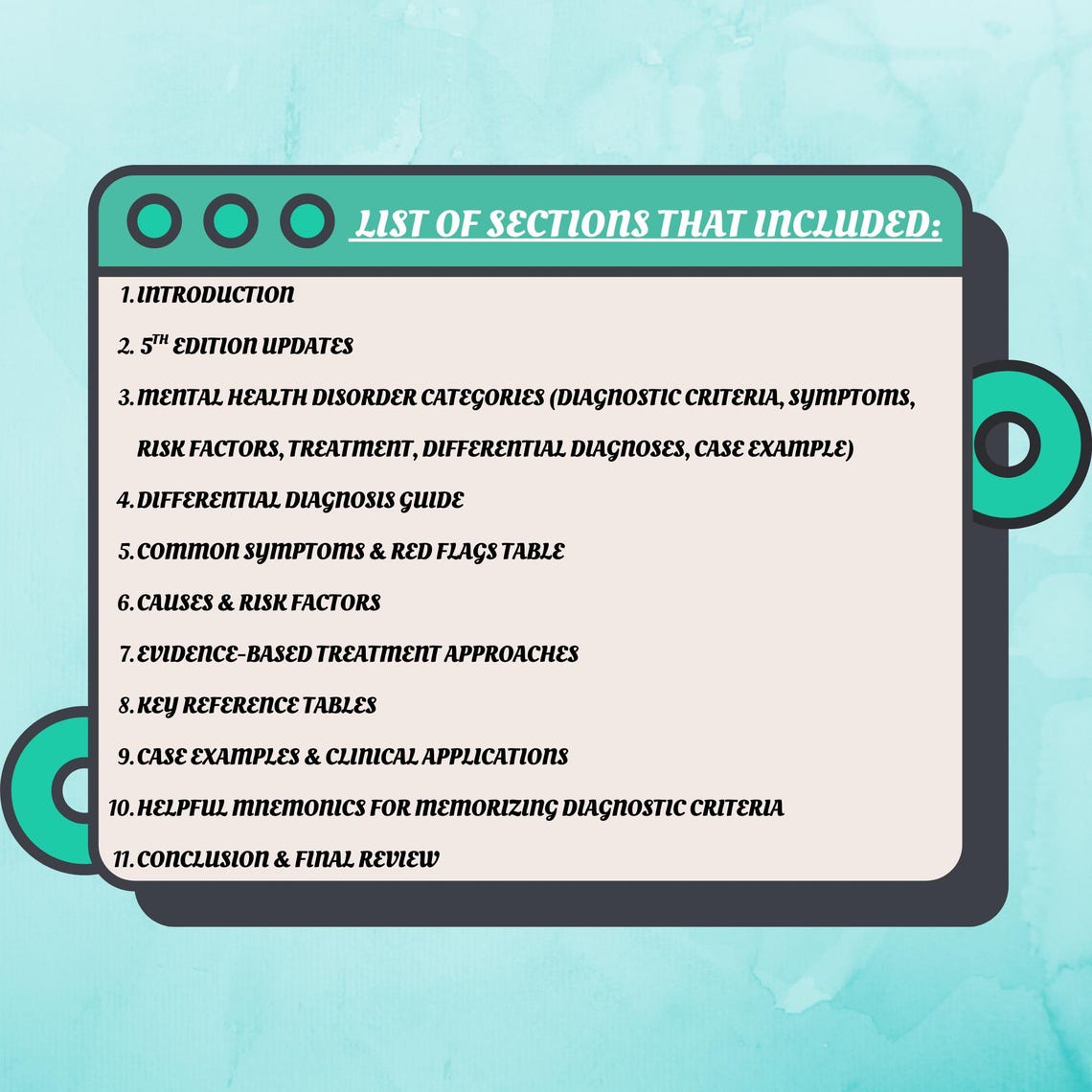 Mental Health Diagnostic Criteria Cheat Sheet: Clinical Reference Guide ...