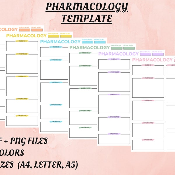 Paramedic Drug Cards - Etsy