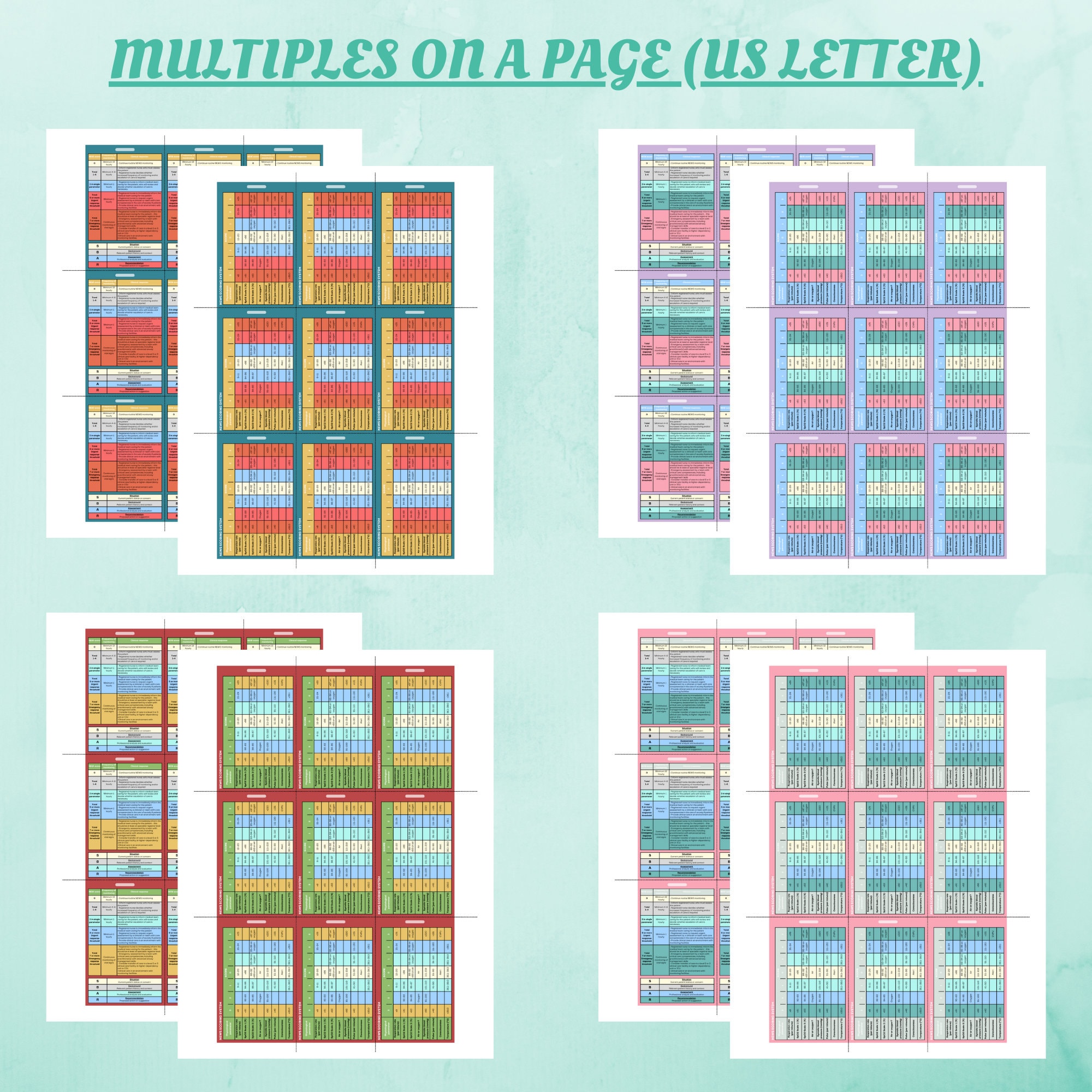 NEWS2 Reference Badge Buddy Card | SBAR Observations Healthcare ...
