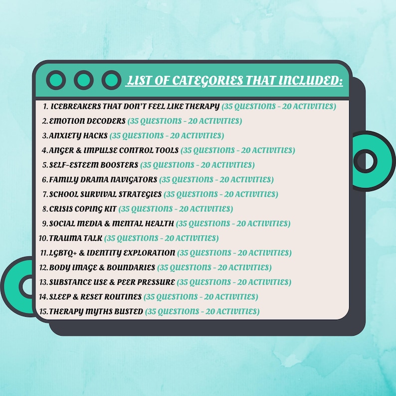 Teen Therapy Rapport Building Questions: Icebreakers & Engagement ...