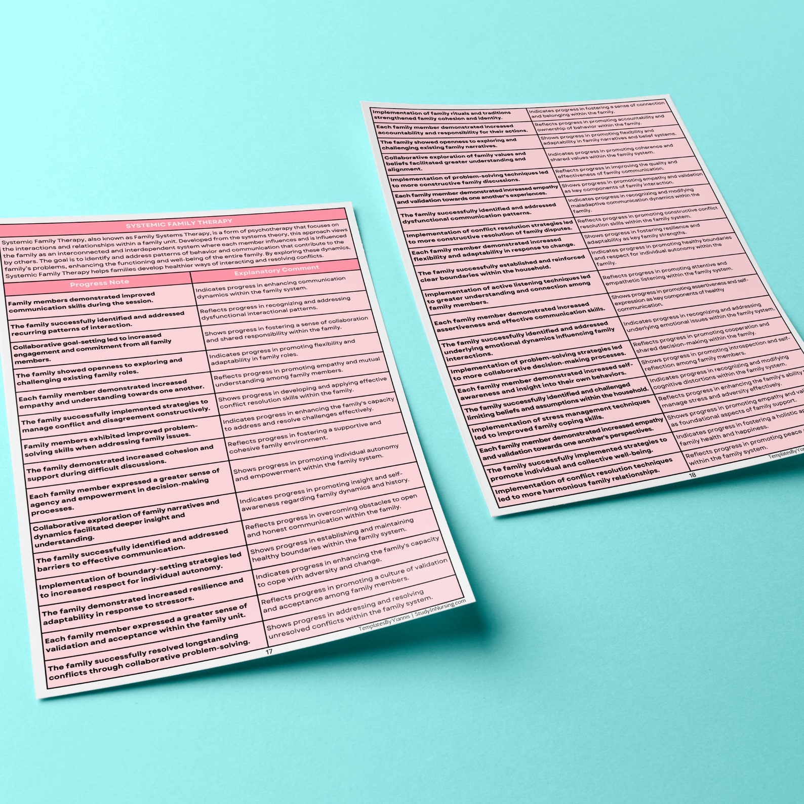THERAPY PROGRESS NOTES Guidebook Counseling Documentation Templates ...