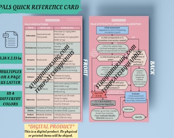 PALS Pediatric Advanced Life Support AHA - Etsy