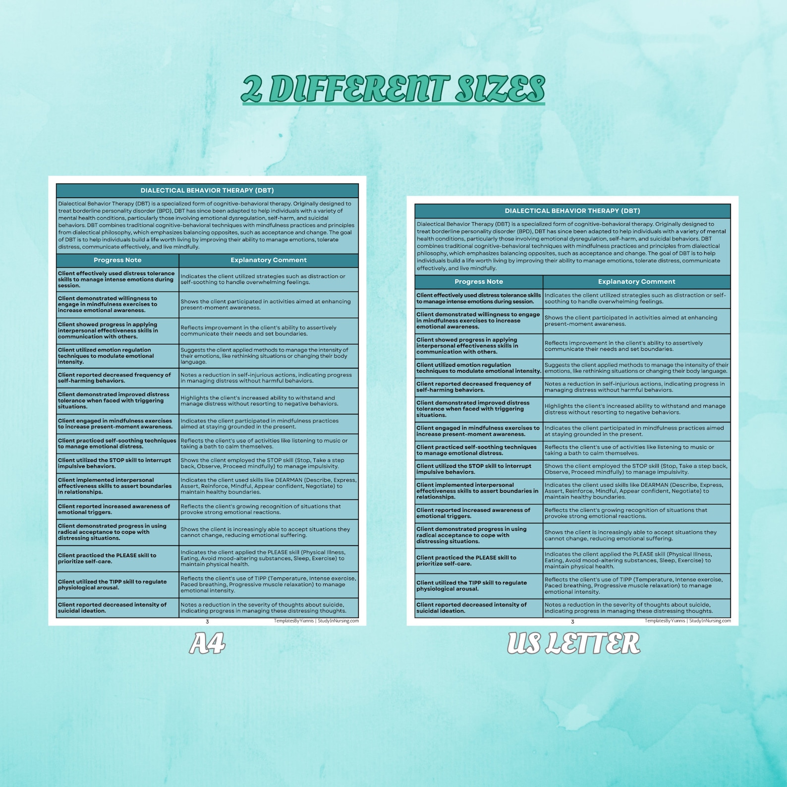 THERAPY PROGRESS NOTES Guidebook Counseling Documentation Templates ...