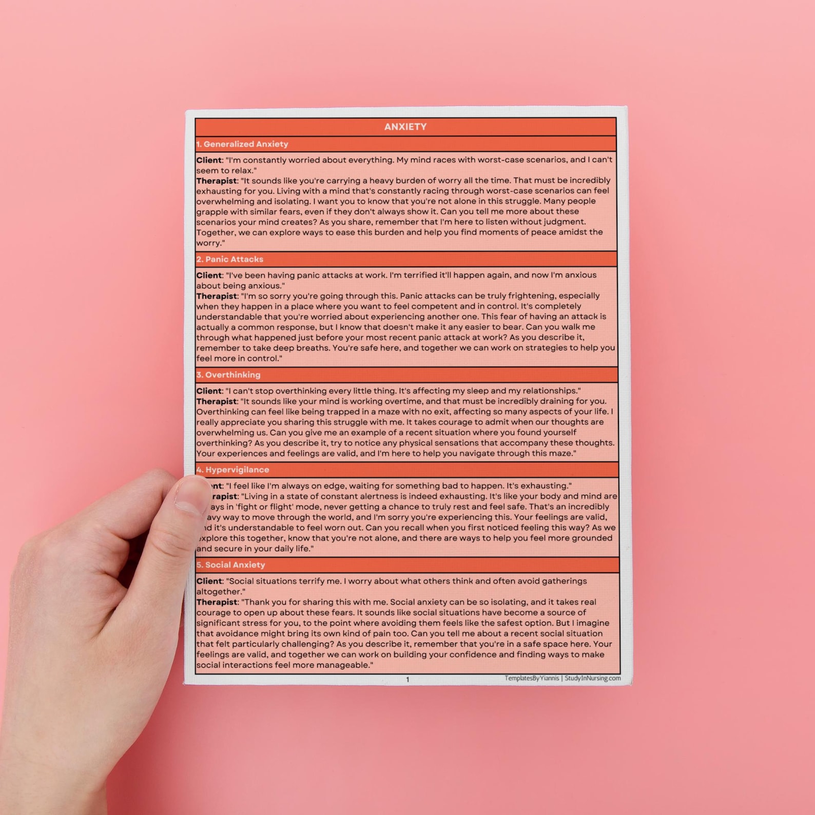 570 Therapy Session Scripts Guidebook Guided Mental Health Scenarios ...