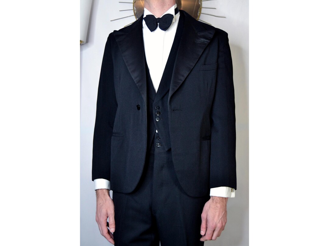 Dinner Jacket With Lapel Vest, True Vintage 1930s - Etsy
