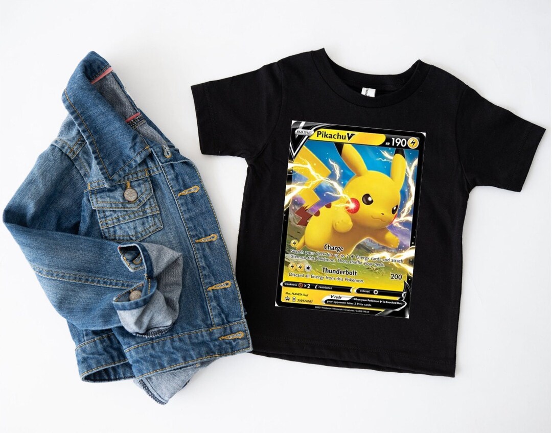 Pokemon Pikachu Shirt, Gengar Tee, Charzard Shirt, Kids Pokemon Unisex ...