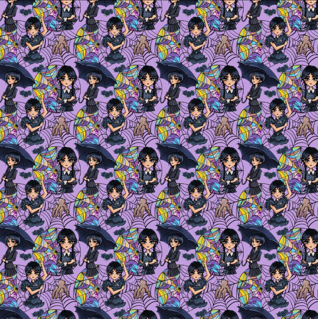 Wednesday Pattern Vinyl Adhesive Printed Vinyl Sheet Craft Vinyl - Etsy