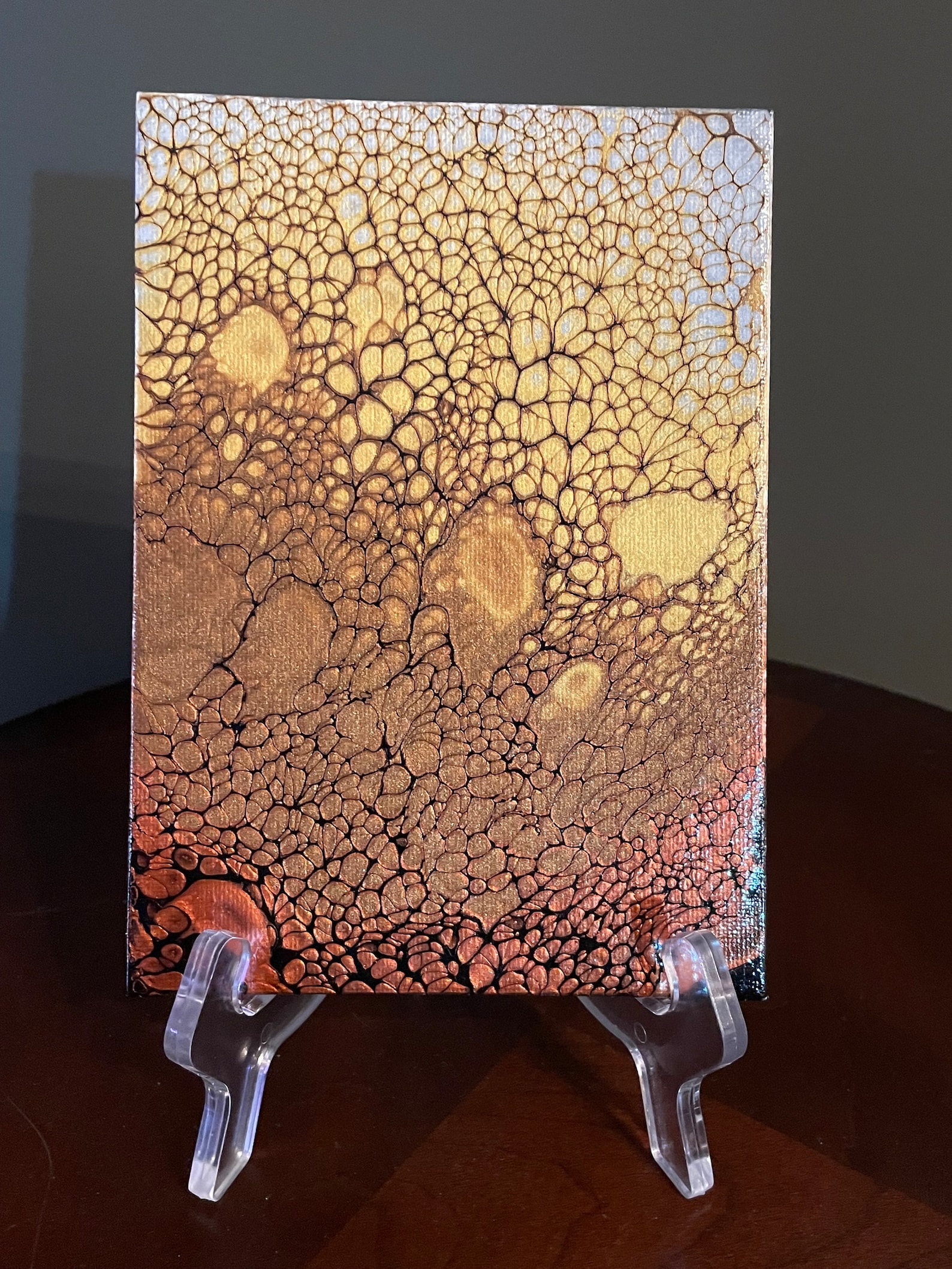 Acrylic Pouring, Fluid Art, Handmade by TJS Painting. 5x7 Postcard ...
