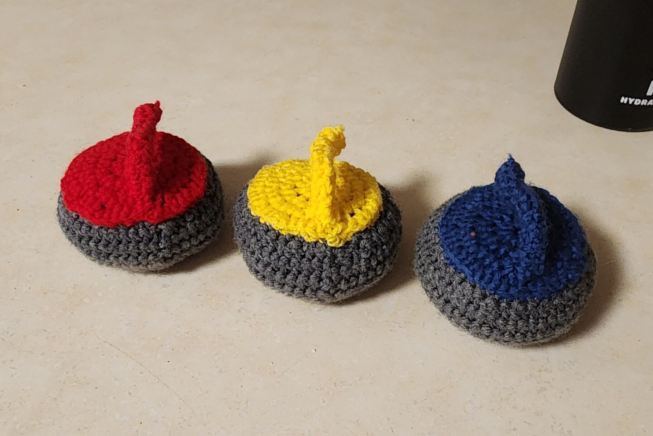 Crochet Curling Stones - Etsy