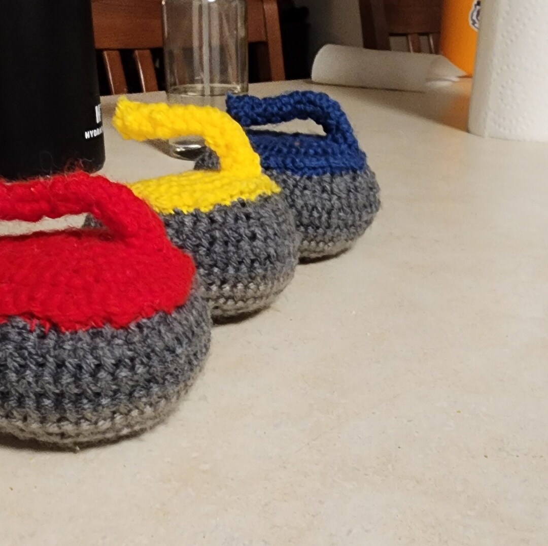 Crochet Curling Stones - Etsy