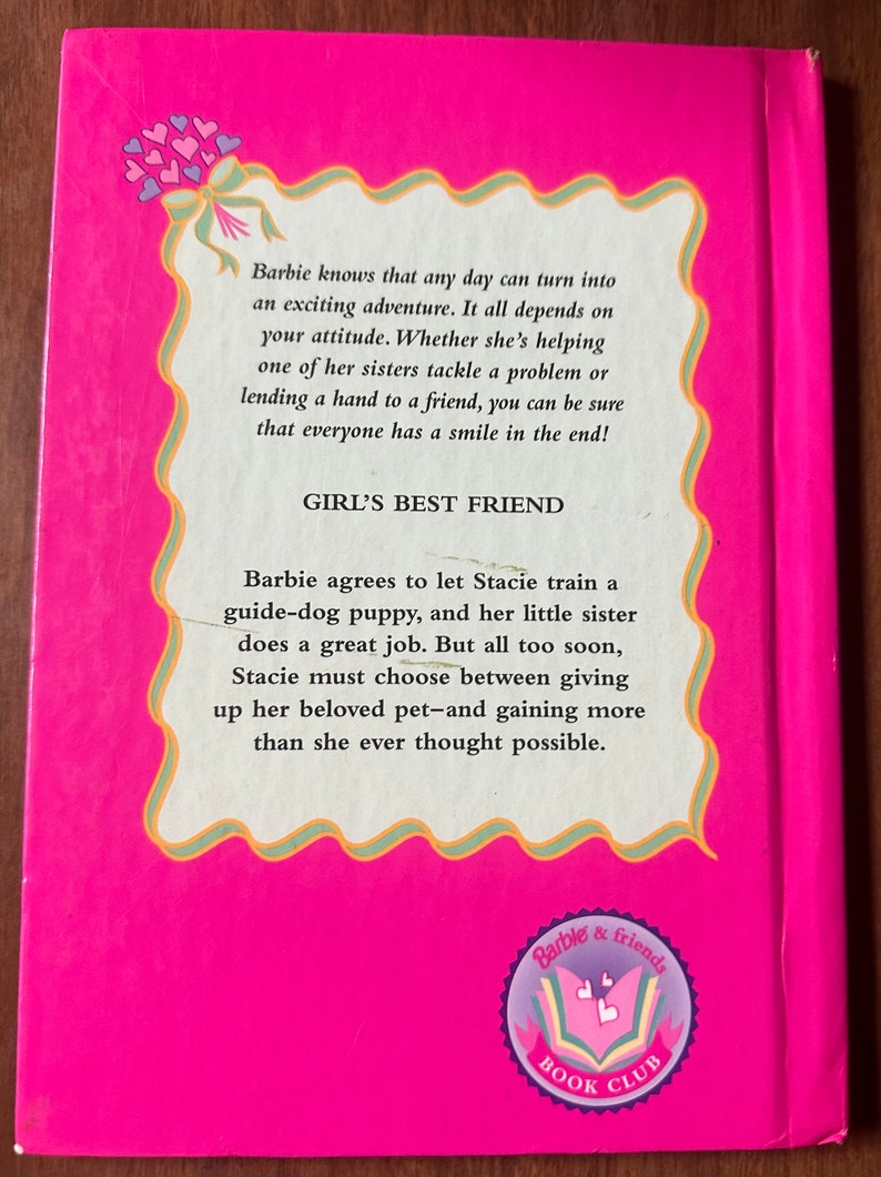 90s Barbie Girls Best Friend Chapter Book - Etsy