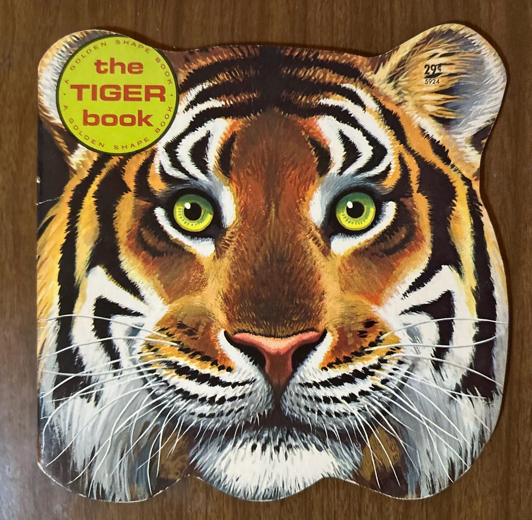 60’s Golden Shape Book: the Tiger Book - Etsy