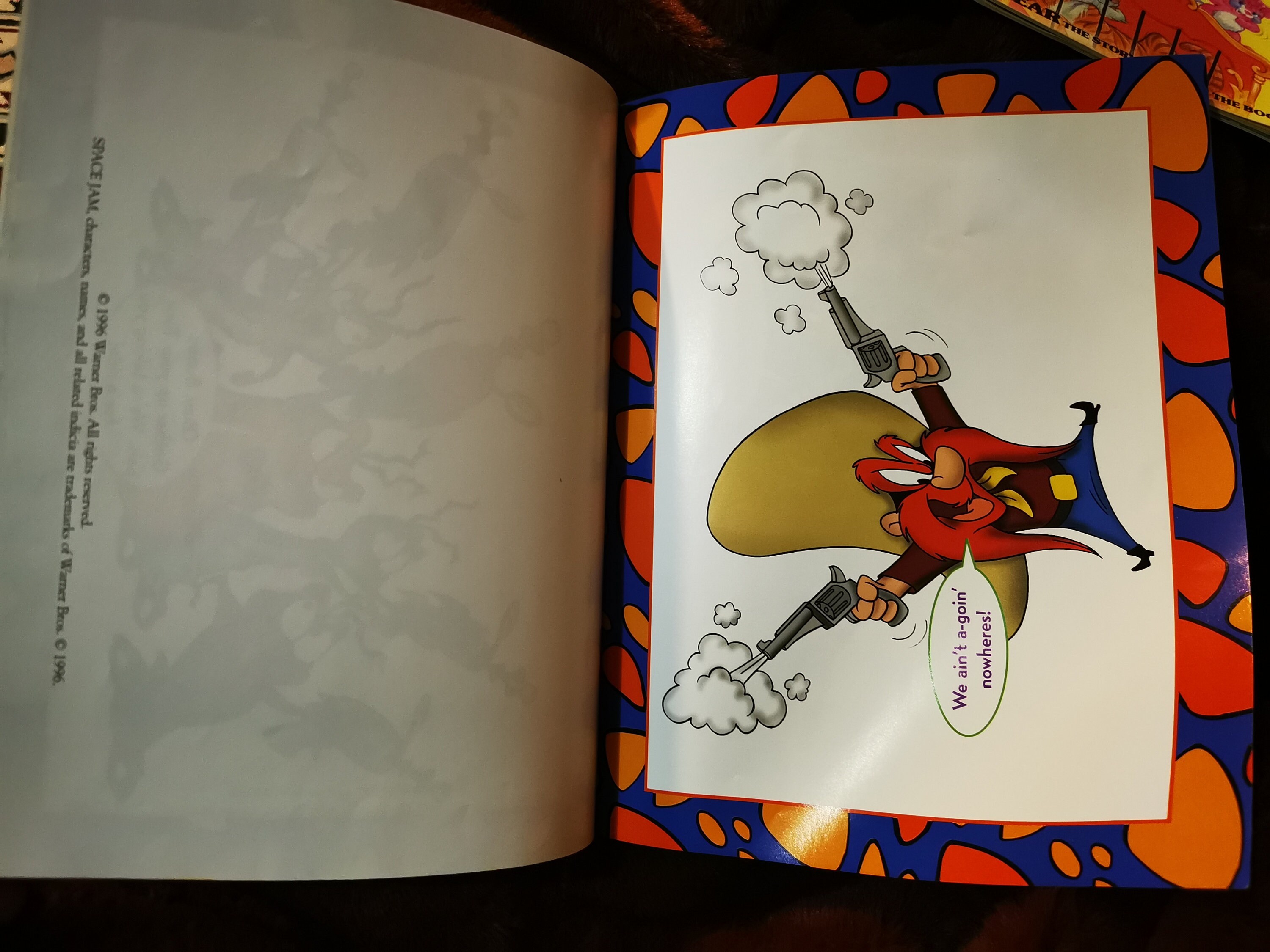 90's Space Jam Pull Out Poster Book - Etsy