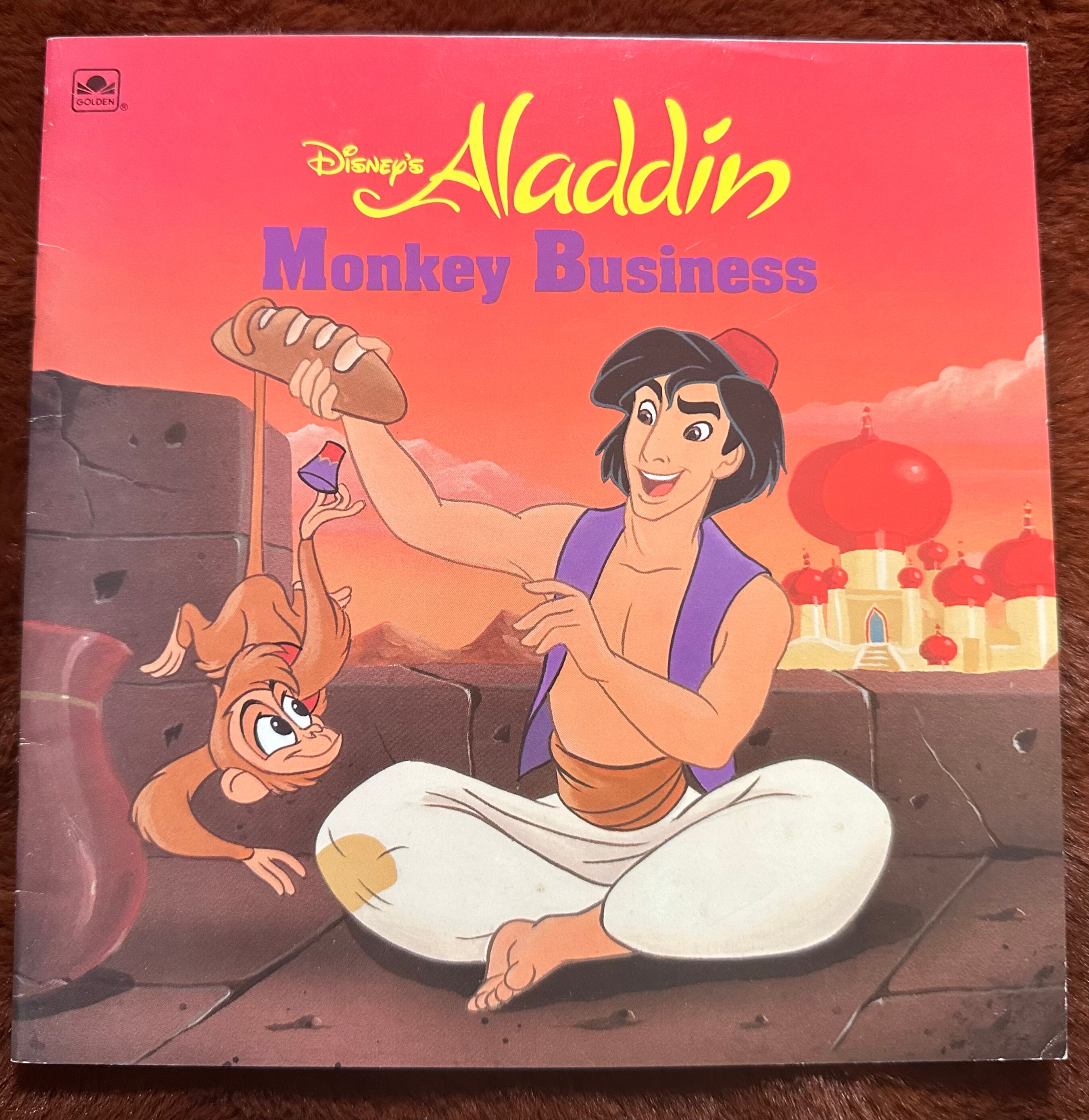 90’s Disney’s “aladdin: Monkey Business” Book - Etsy