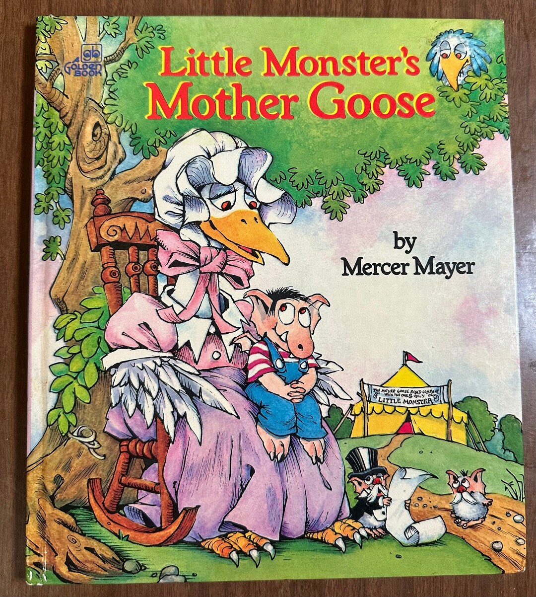 70’s Mercer Mayer’s “little Monster’s Mother Goose” Hardcover Book - Etsy