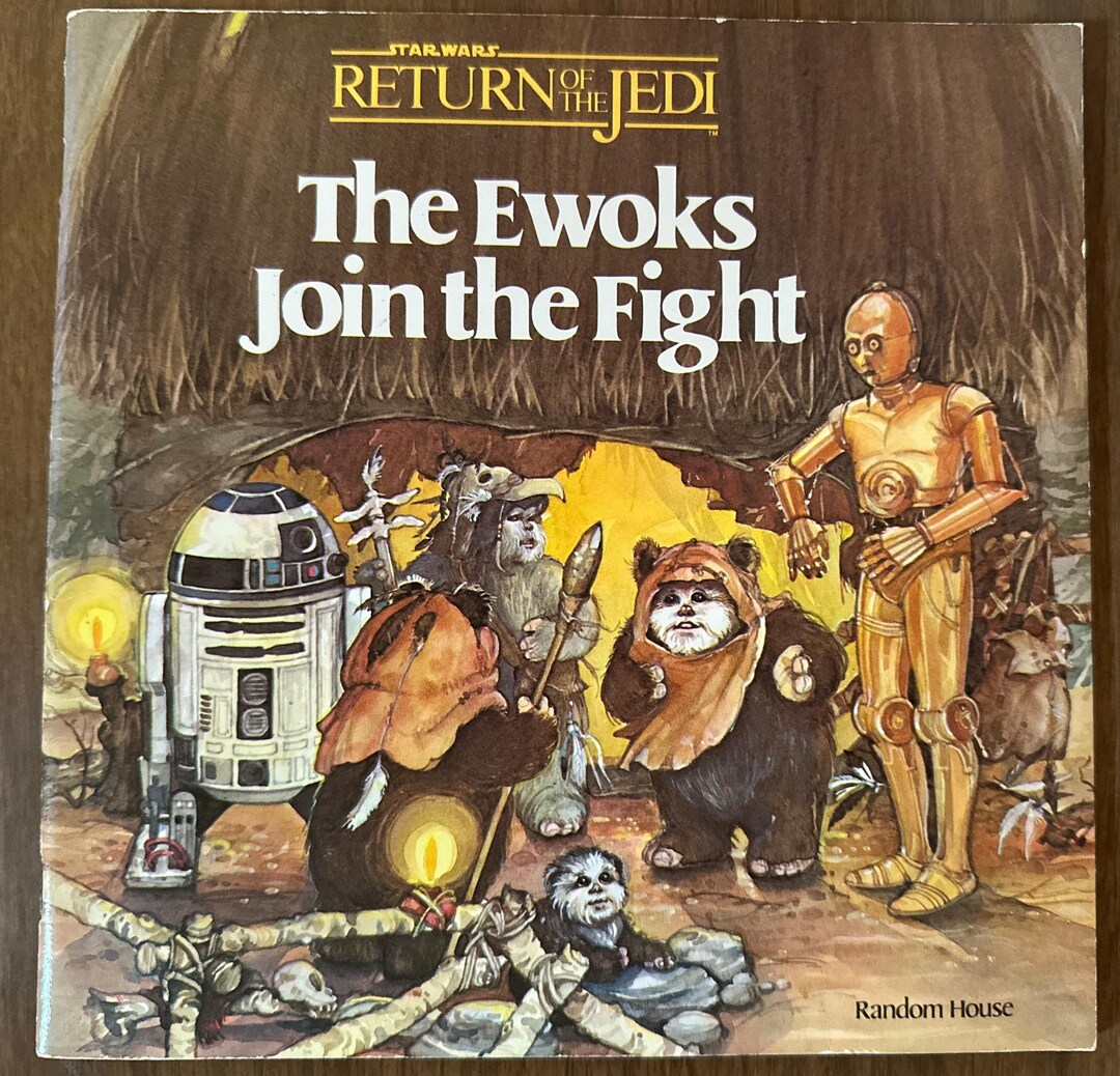 80’s Star Wars Return of the Jedi : “the Ewoks Join the Fight” Story Book - Etsy