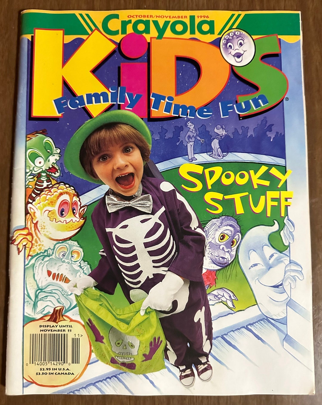 90s Crayola Kids spooky Stuff Magazine - Etsy
