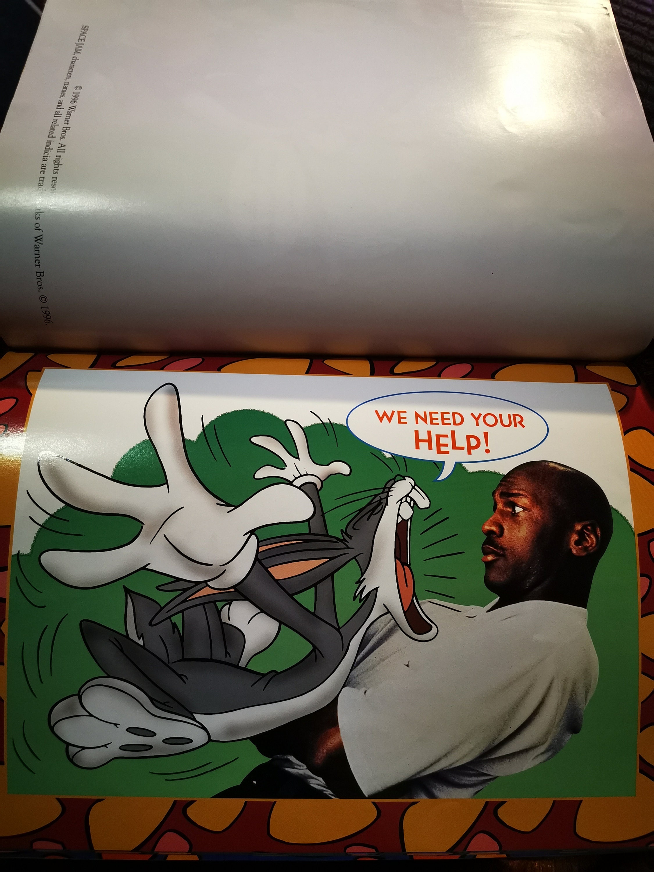90's Space Jam Pull Out Poster Book - Etsy