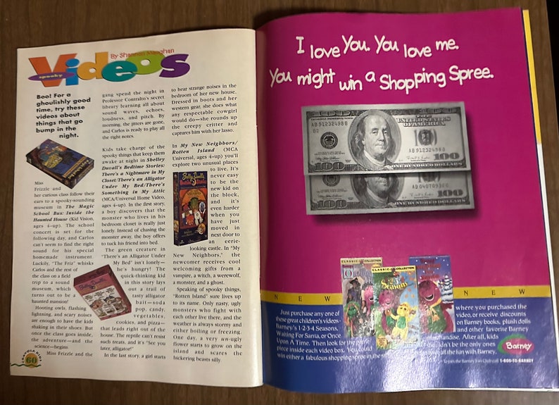 90s Crayola Kids spooky Stuff Magazine - Etsy