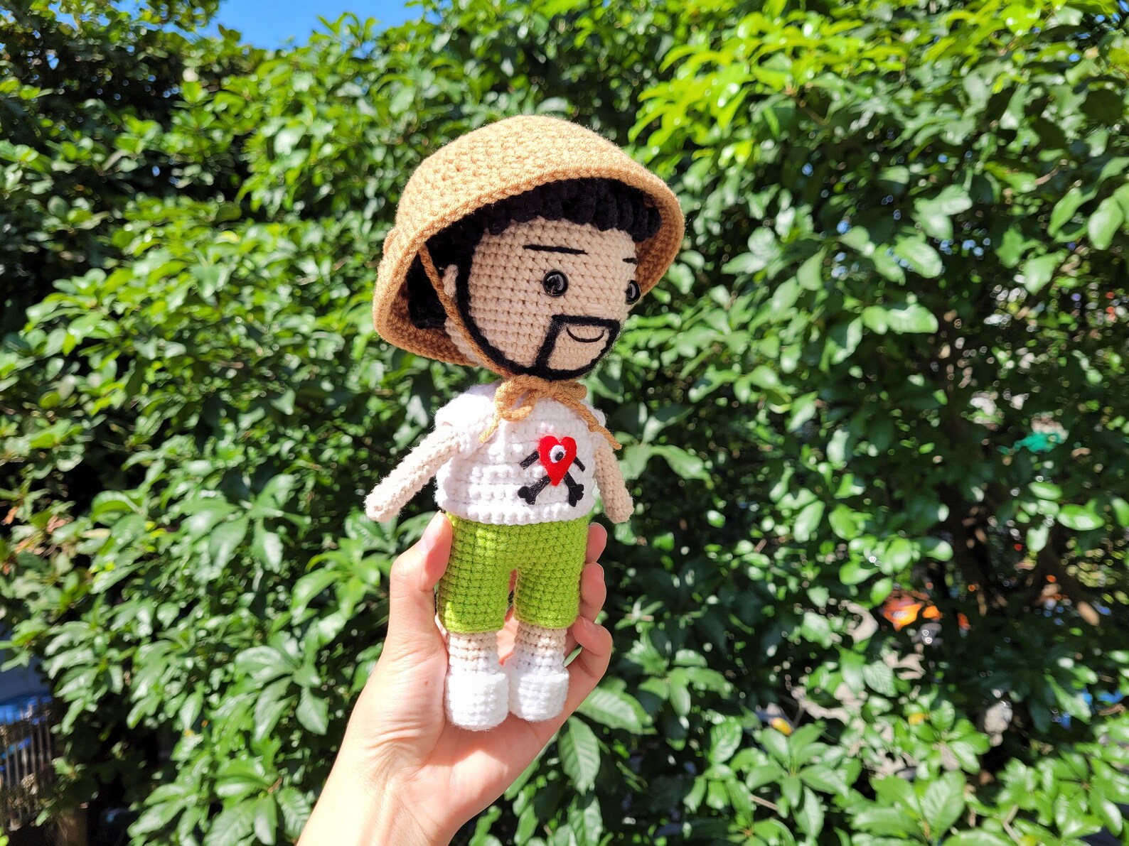 Amigurumi Bad Bunny Inspired Doll Bad Bunny Crochet Doll - Etsy