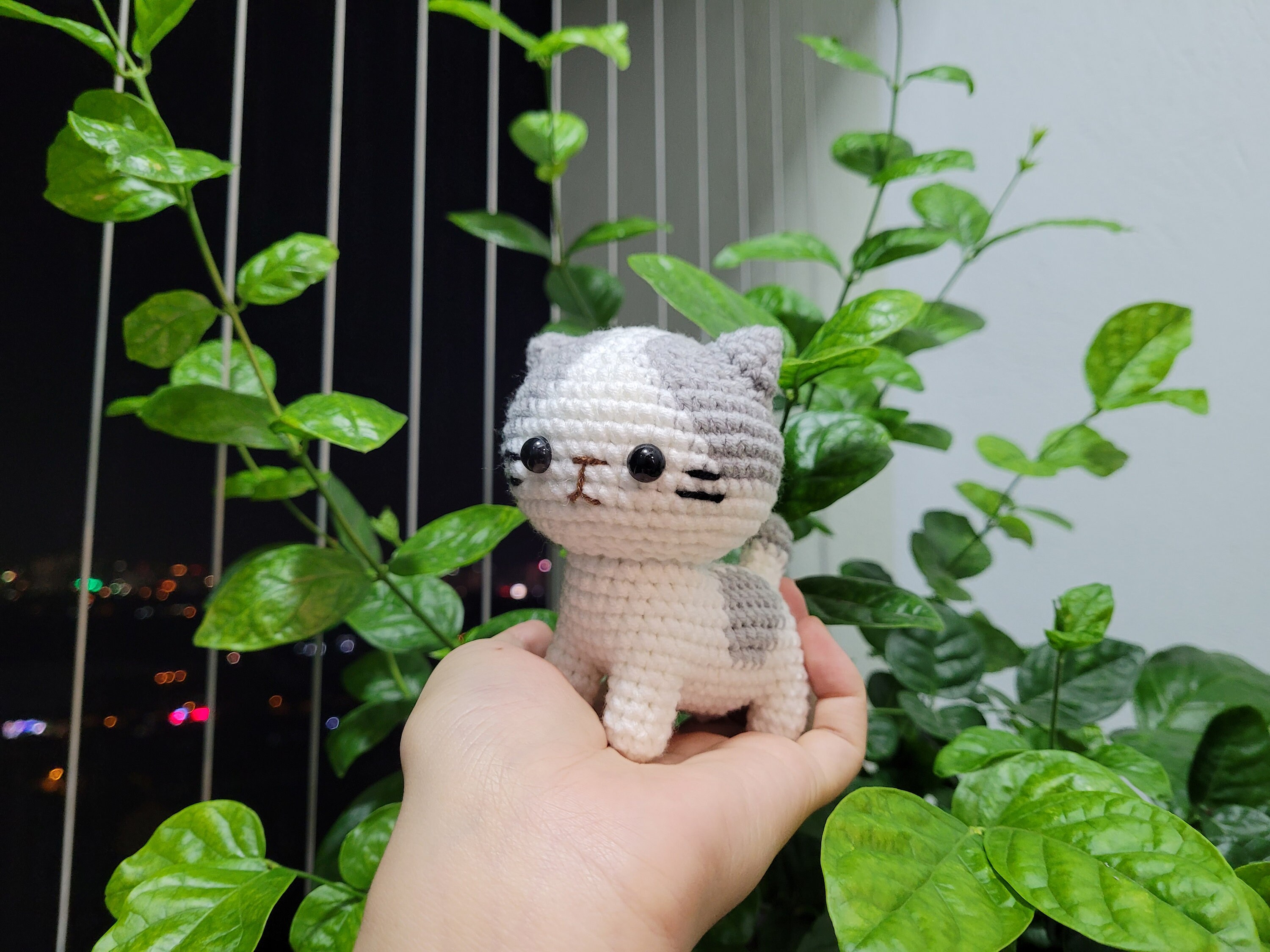 Cat Keychain Crochet Mini Cat Kitten Keychain Crochet Cute - Etsy