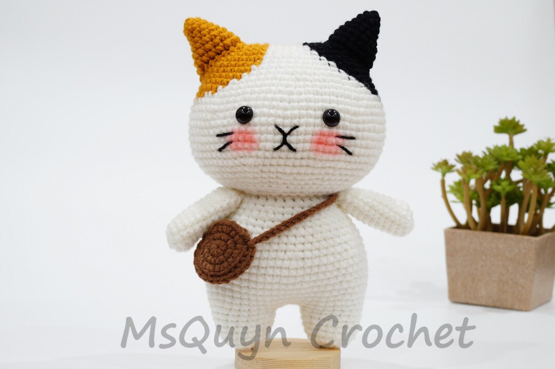 Cute Cat Crochet, Kitten Crochet, Spotted Cat Crochet, Handmade Cat ...