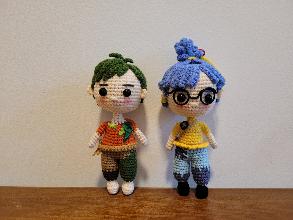 Couple Game Crochet Cute Couple Doll. Mini Doll - Etsy