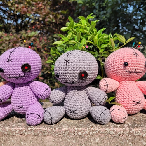Little Voodoo Doll Gift Amigurumi Voodoo Doll Tiny Voodoo - Etsy