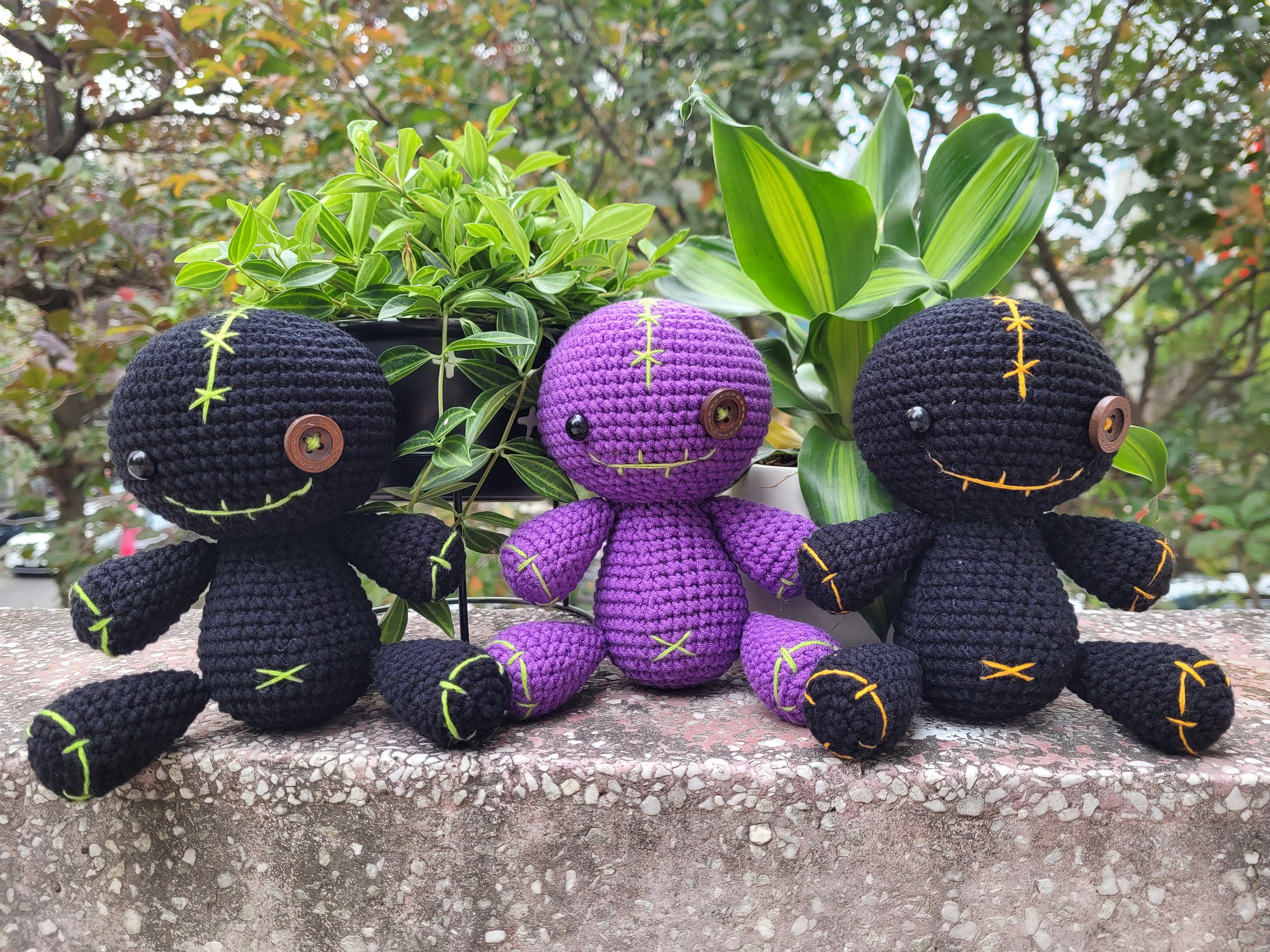 Little Voodoo Doll Gift Amigurumi Voodoo Doll Tiny Voodoo - Etsy