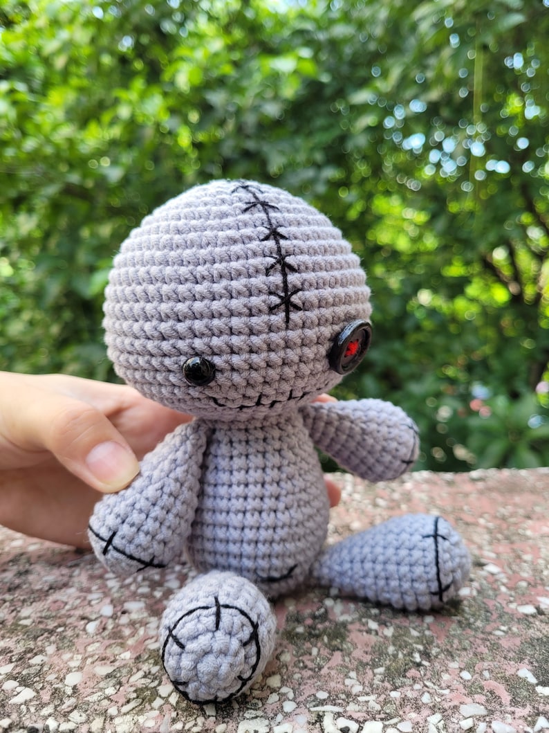 Little Voodoo Doll Gift Amigurumi Voodoo Doll Tiny Voodoo - Etsy